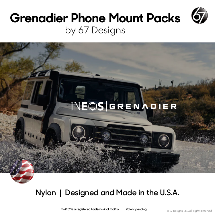Grenadier (2024+) Phone Mount Packs – 67 Designs