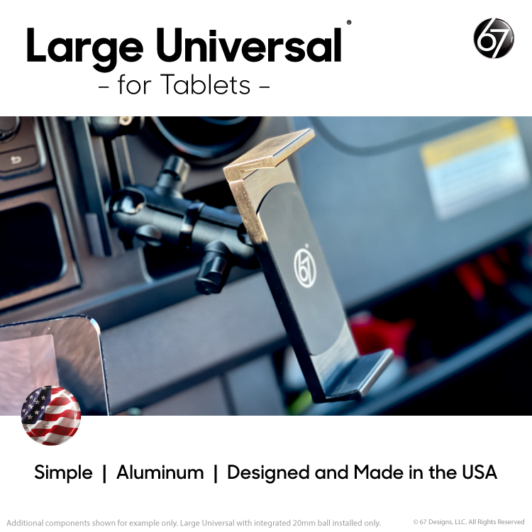Universal Tablet Holder - Black – 67 Designs