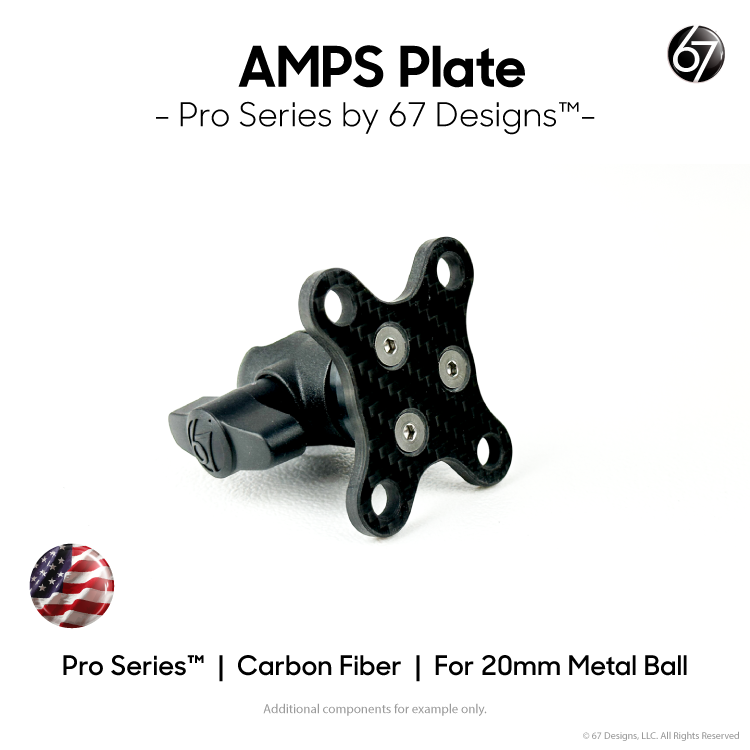 Pro Series Bases™ - AMPS Plate with Clamps – 67 Designs