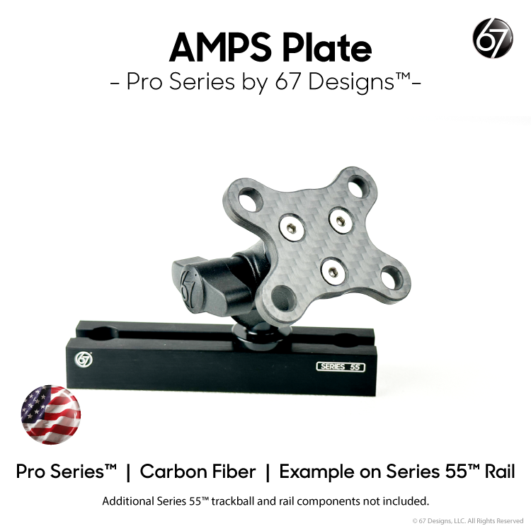Pro Series Bases™ - AMPS Plate with Clamps – 67 Designs