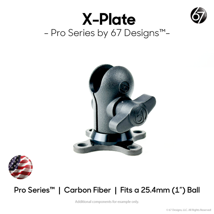 Pro Series Bases™ - X-Plate with Clamps — 67 Designs